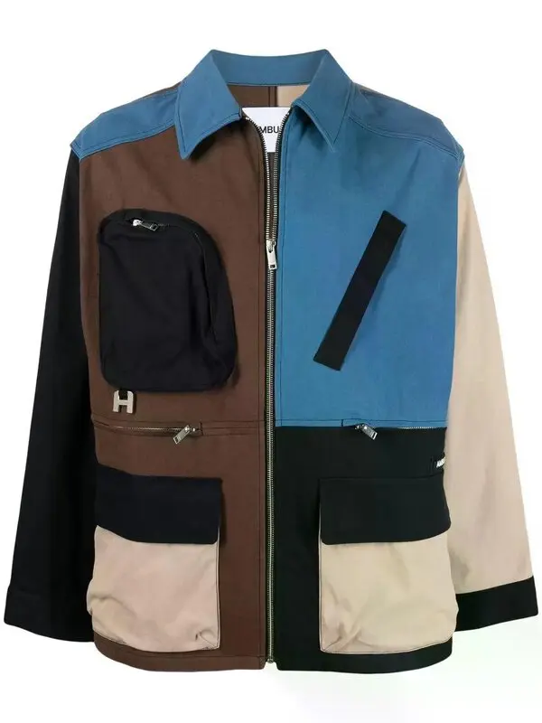 AMBUSH Panelled Worker Jacket - Brown