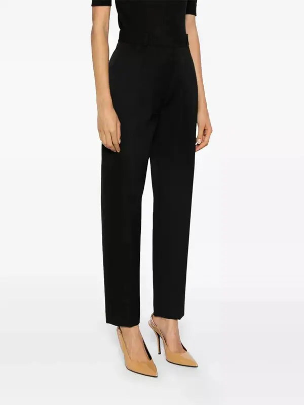LANVIN Tapered Virgin Wool Trousers
