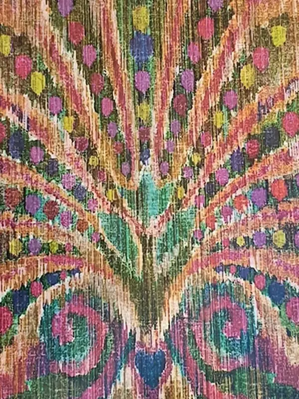 LES-OTTOMANS X Matthew Williamson Peacock Tray Set - Multicolour