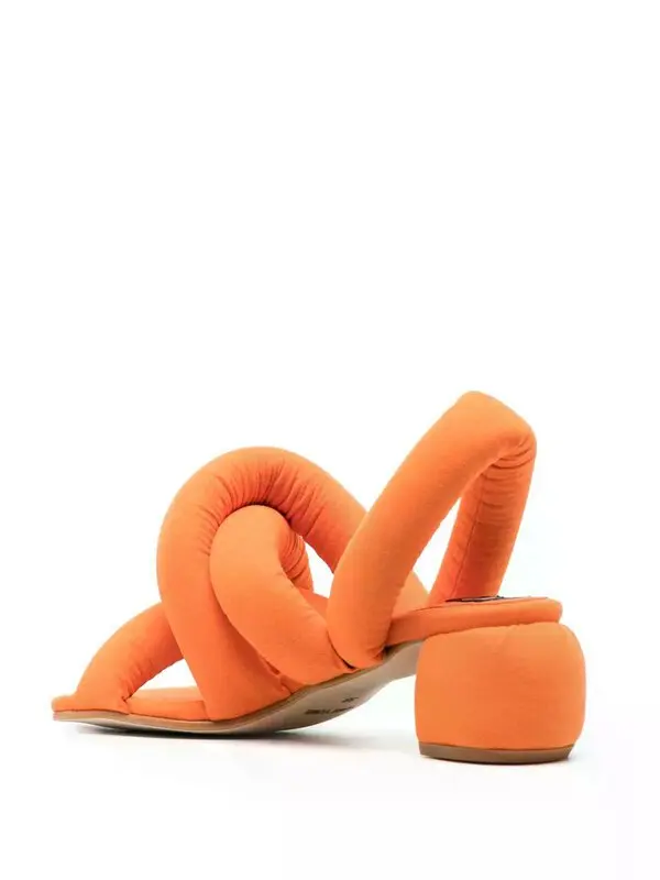 Henrik Vibskov Crossover Strap Sandals - Orange