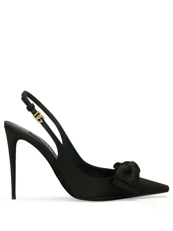 Dolce & Gabbana 105mm Bow-detailing Slingback Pumps