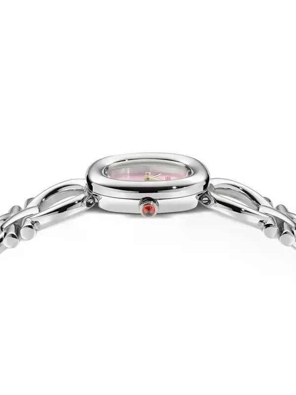 FERRAGAMO Double Gancini Stainless Steel Watch - Pink