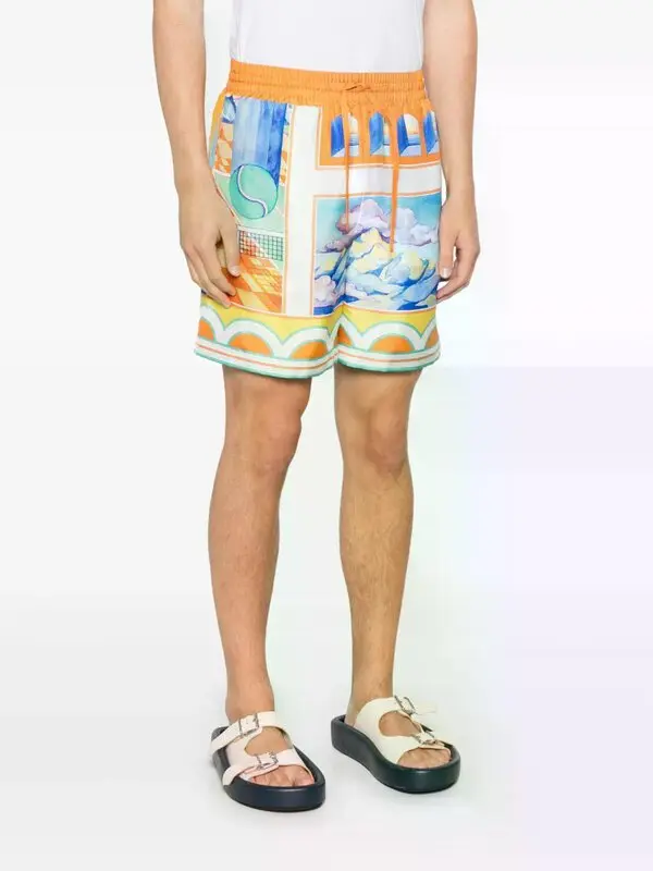 Casablanca Surreal Pool Shorts