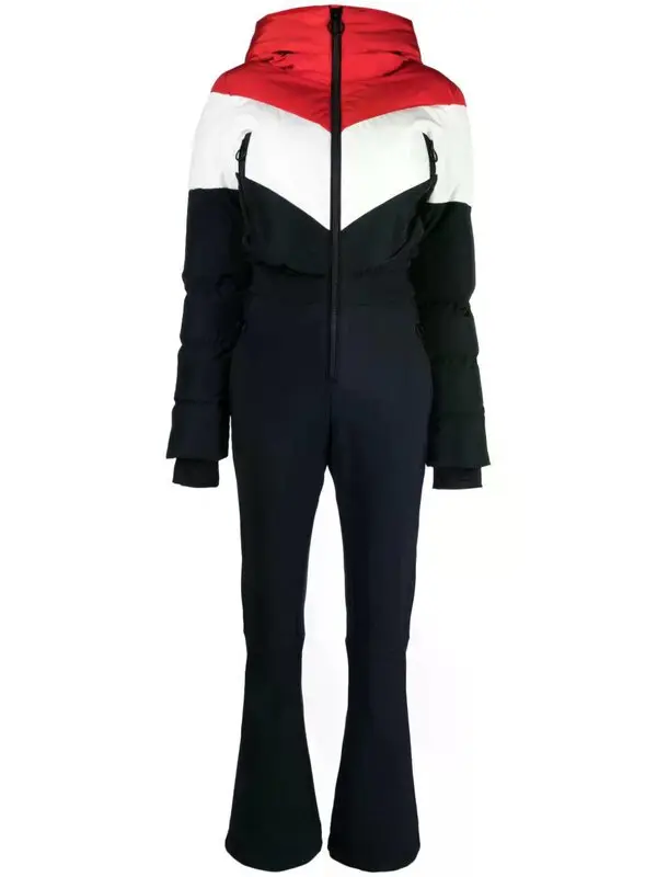 Fusalp Kira Contrast-panel Ski Suit - Blue