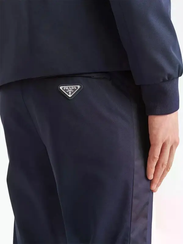 Prada Stretch Technical Fabric Extra-slim Fit Trousers