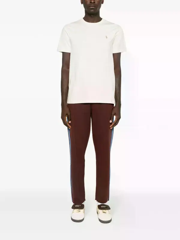 Polo Ralph Lauren Polo Pony-embroidered Cotton T-shirt - Neutrals