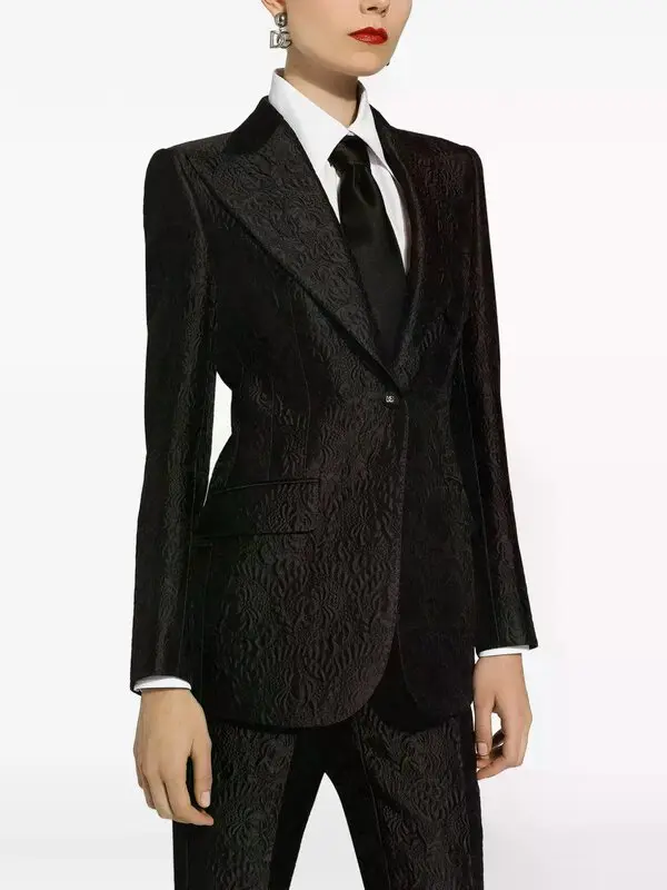 Dolce & Gabbana Floral-jacquard Blazer