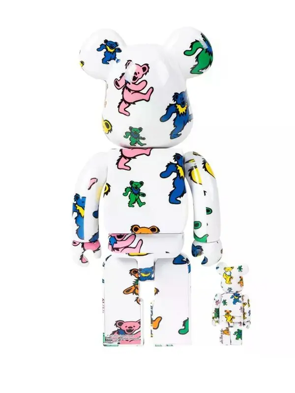 MEDICOM TOY Grateful Dead Dancing Be@rbrick 100% And 400% Figure Set - White