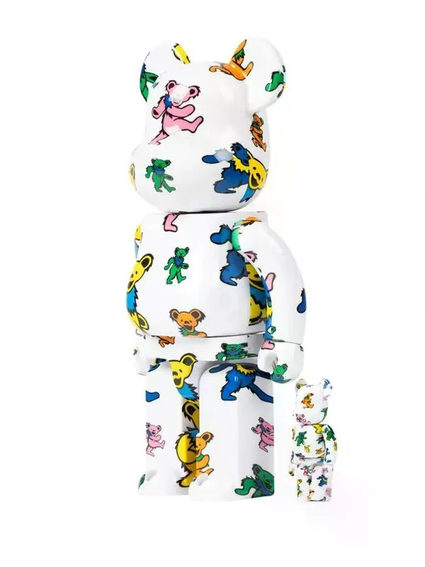MEDICOM TOY Grateful Dead Dancing Be@rbrick 100% And 400% Figure Set - White