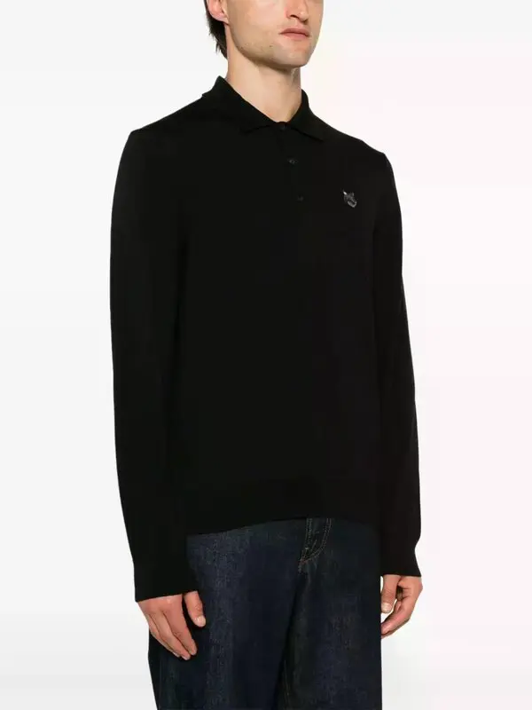 Maison Kitsuné Fox-motif Polo Shirt