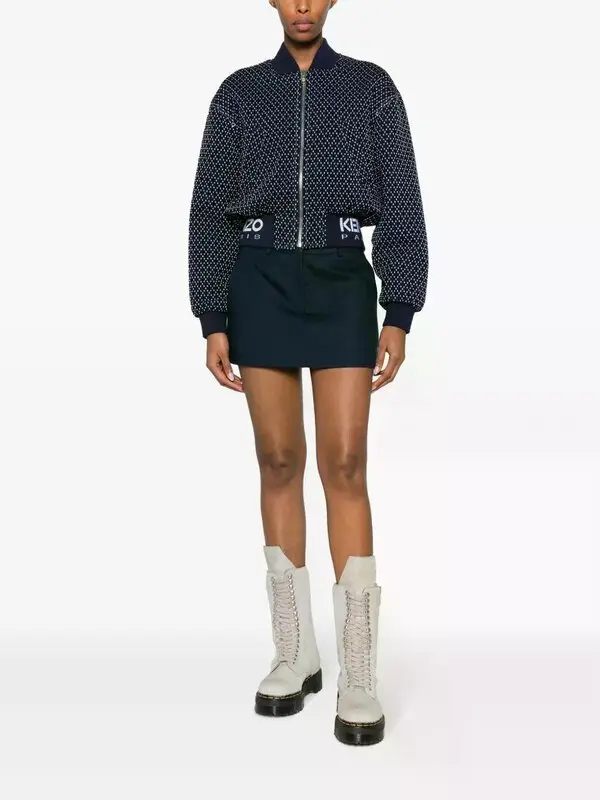Kenzo Sashiko Stitch Embroidered Bomber Jacket