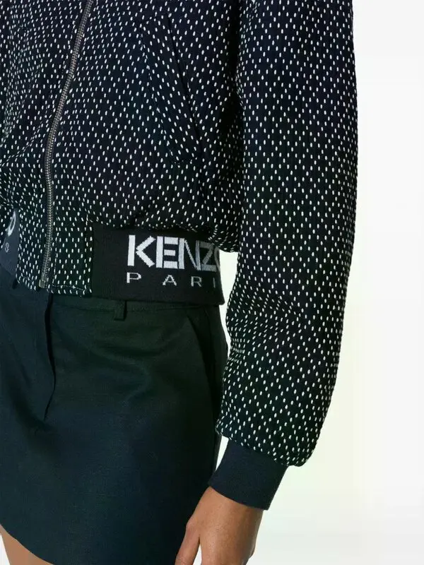 Kenzo Sashiko Stitch Embroidered Bomber Jacket