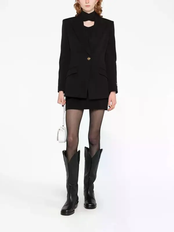 Versace Single-breasted Wool Blazer