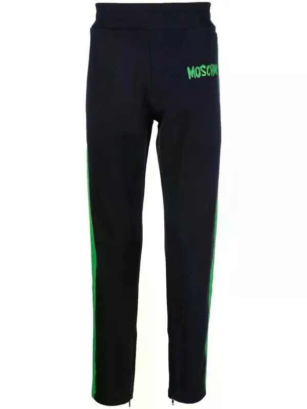 Moschino Side-stripe Track Pants - Blue
