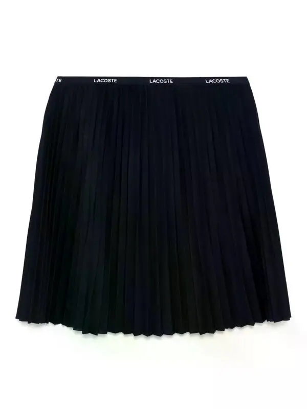 Lacoste Pleated Skirt With Elasticated Waistband - Blue
