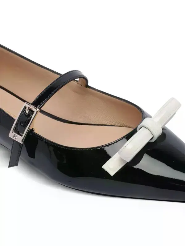 STUART WEITZMAN Felicity Ballet Flats With Buckle Fastening