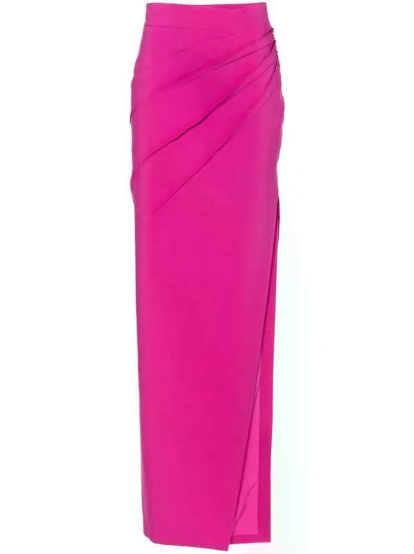 GENNY Crystal-embellished Midi Skirt