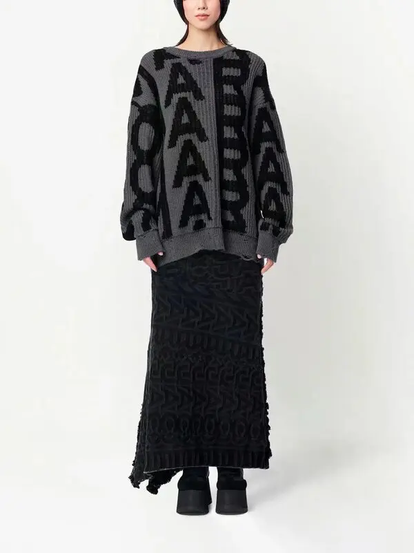Marc Jacobs The Monogram Distressed Jumper