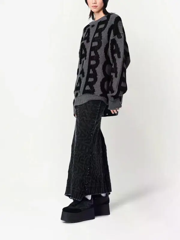 Marc Jacobs The Monogram Distressed Jumper