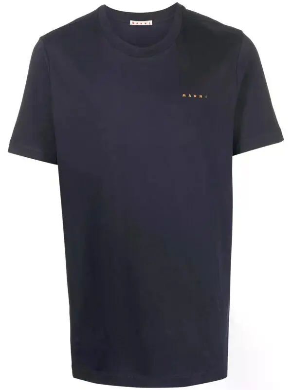 Marni Logo-print T-shirt - Blue