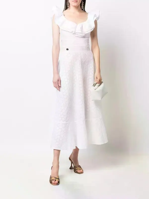 Philipp Plein Lace-design Midi Dress