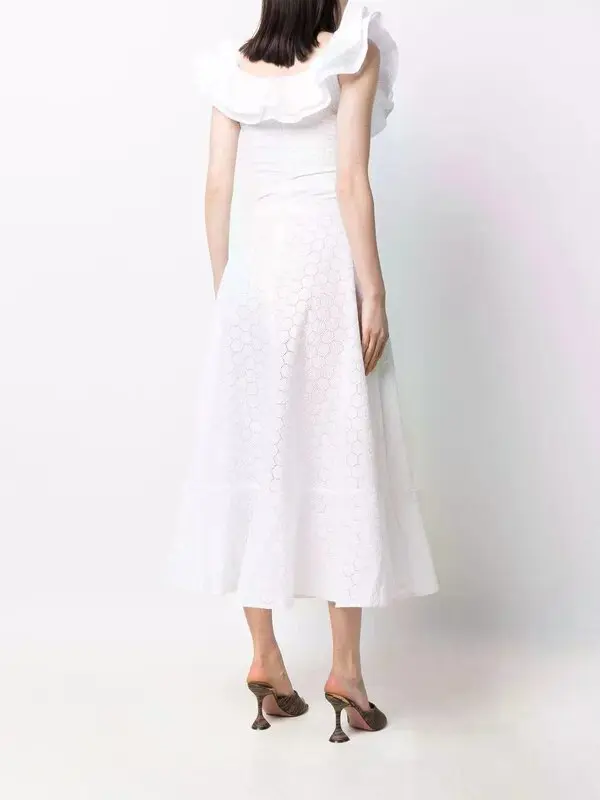 Philipp Plein Lace-design Midi Dress