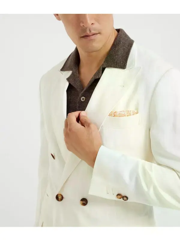 Brunello Cucinelli Double-breasted Peak-lapel Blazer