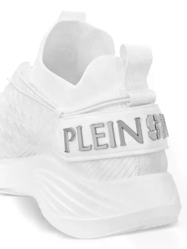 PLEIN SPORT Runner Socks Sneakers - White