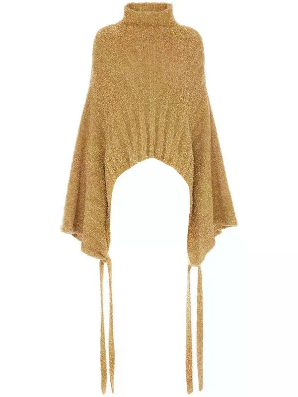 JW Anderson Kimono Sleeve Knitted Jumper - Gold