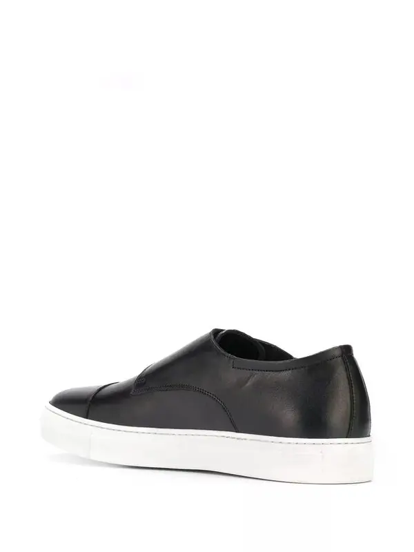 SCAROSSO Fabio Double Buckle Sneakers - Black