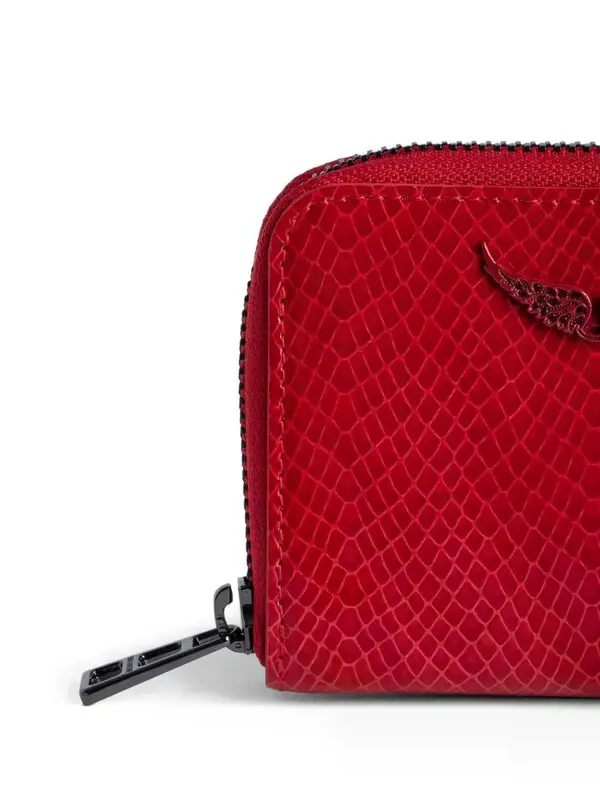 Zadig&Voltaire Mini Zv Crocodile-effect Wallet
