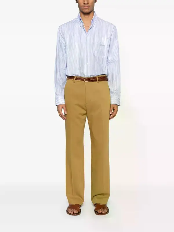 Versace Maxi Chain Striped Shirt