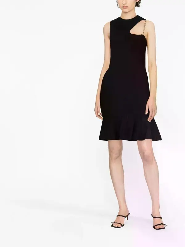 Pinko Cut-out Knitted Mini Dress
