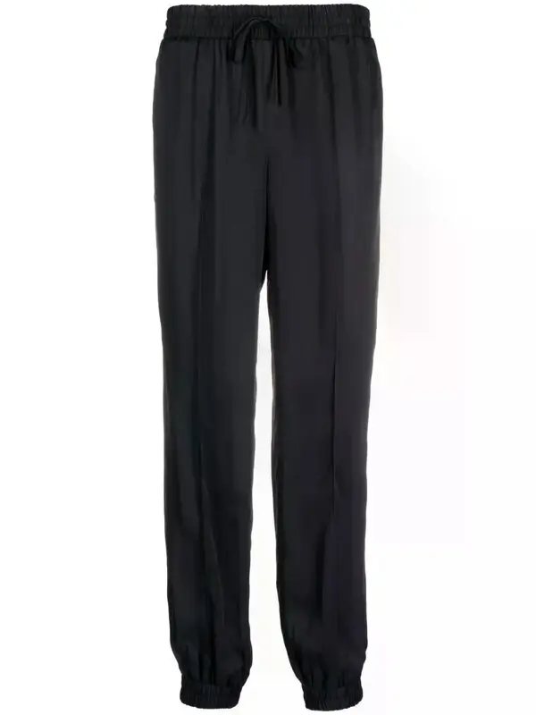 JIL SANDER Drawstring Tapered Trousers - Blue
