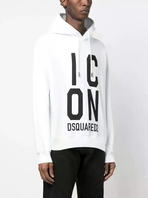 Dsquared2 Cotton Icon Print Hoodie