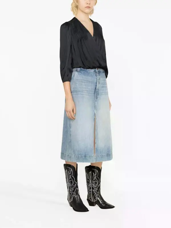 Zadig&Voltaire Draped V-neck Blouse