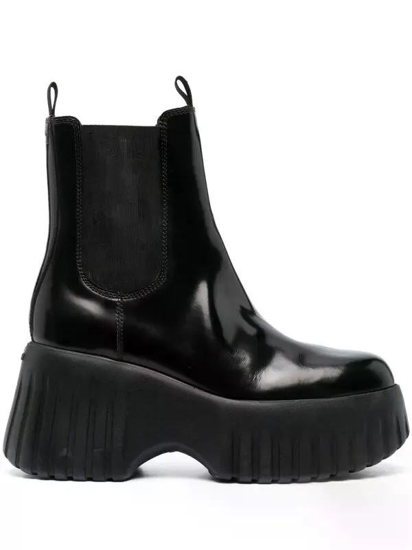 Hogan H-stripes Wedge Chelsea Boots