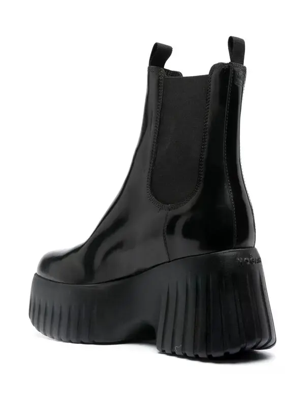 Hogan H-stripes Wedge Chelsea Boots