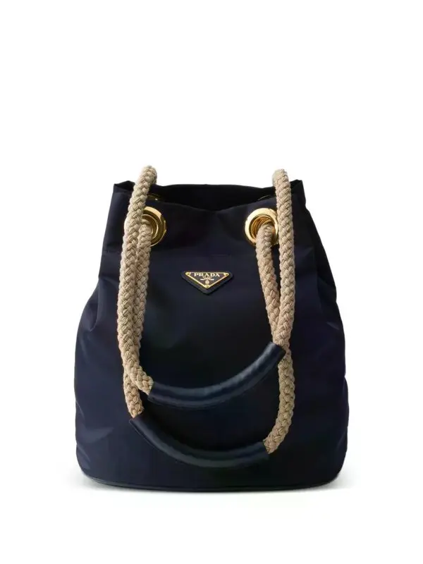 Prada Small Mariner Bucket Bag - Blue