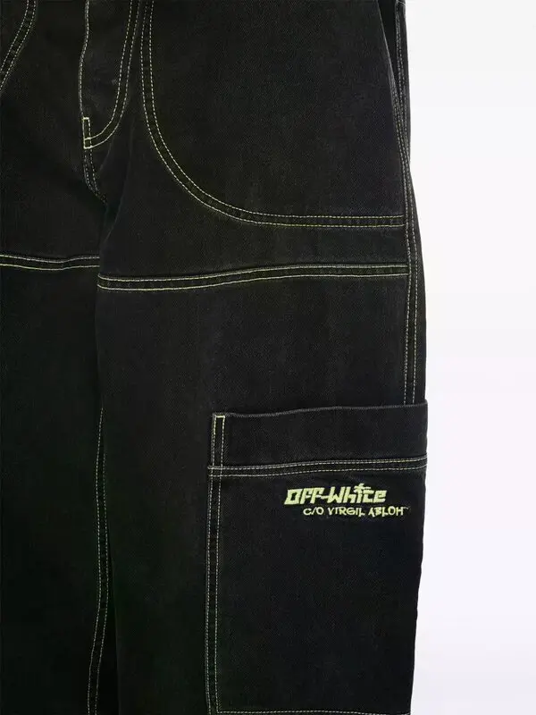 Off-White Irregular Cargo Jeans