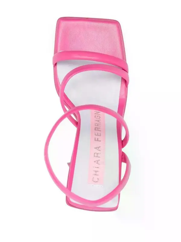 CHIARA FERRAGNI Star-heel Sandals - Pink