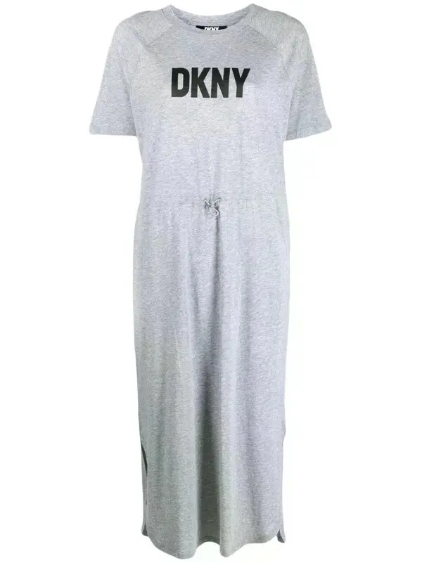 Dkny Logo Print T-shirt Dress