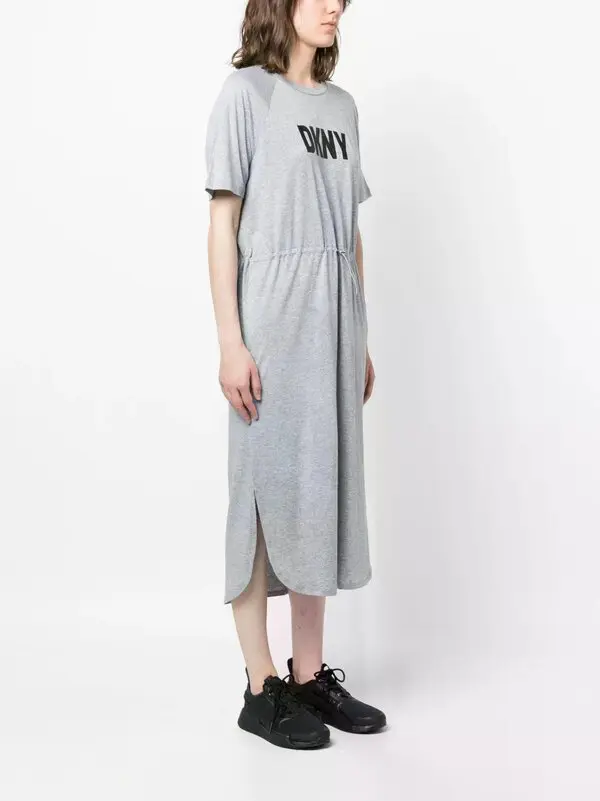 Dkny Logo Print T-shirt Dress