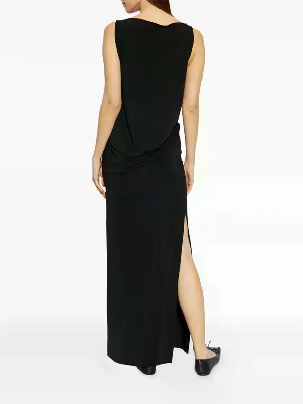 Jacquemus The Peplo Maxi Dress - Black
