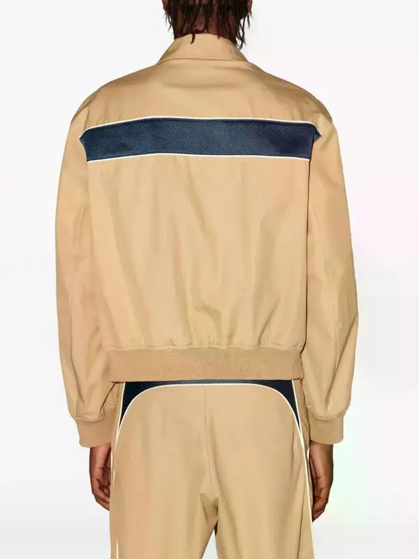 AMBUSH Striped Cotton Jacket - Brown