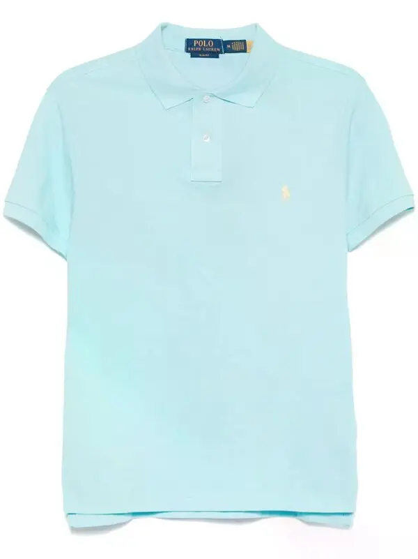 Polo Ralph Lauren Polo Pony-embroidered Polo Shirt - Blue