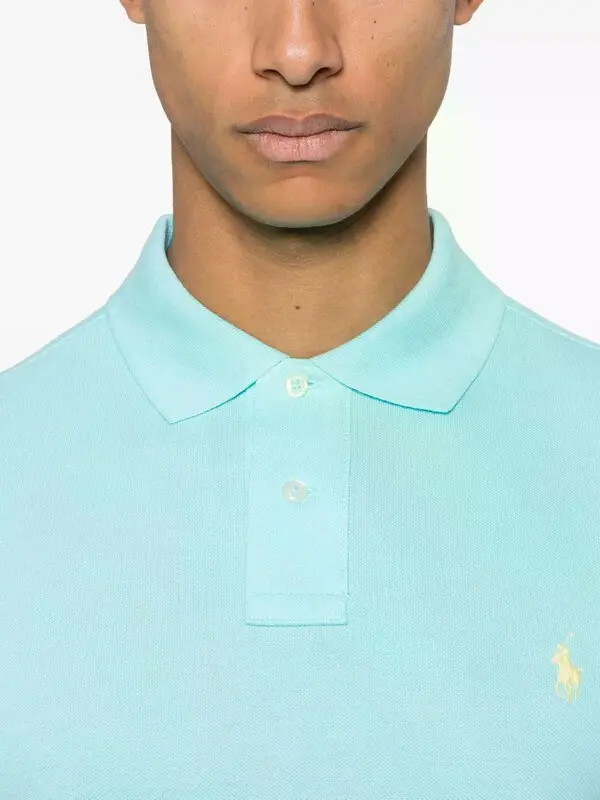 Polo Ralph Lauren Polo Pony-embroidered Polo Shirt - Blue