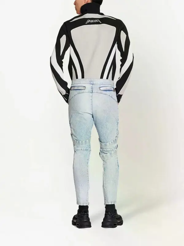 Balmain Slim-fit Strap Jeans