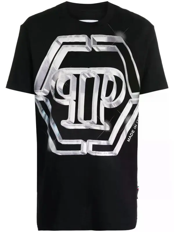 Philipp Plein Logo-print Short-sleeved T-shirt - Black