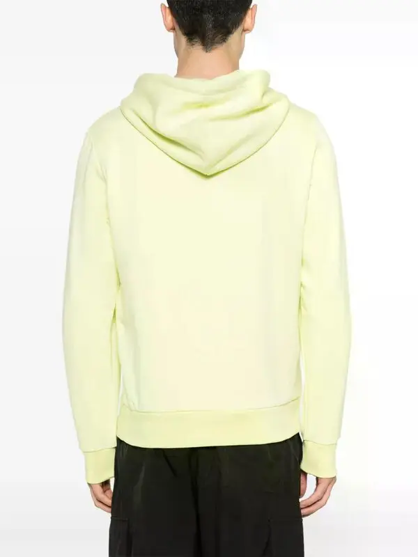 Iceberg Logo Print Cotton Blend Hoodie